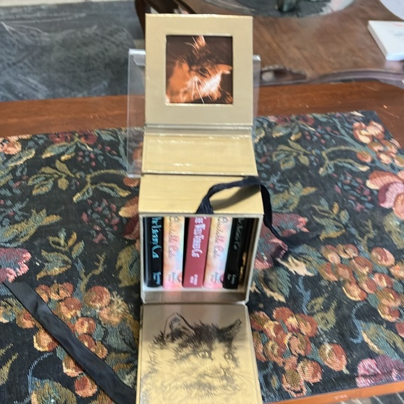 Running Press | Accents | Vintage Box Of Mini Cat Books | Poshmark